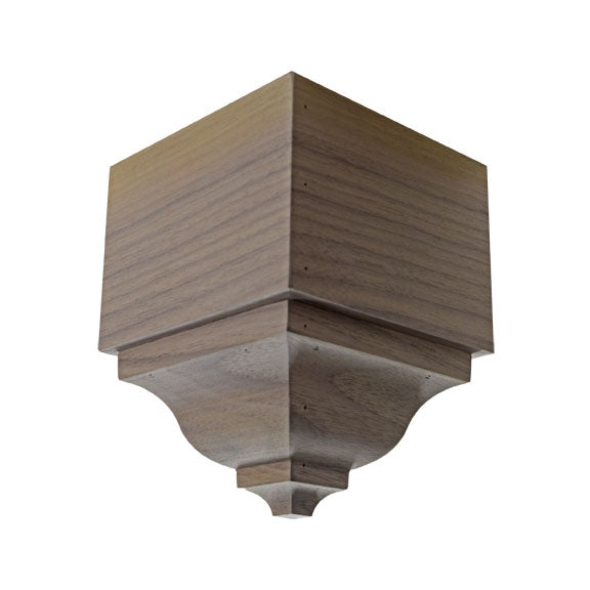 Hardwood Crown Moulding Outside Corner Block EWCR63, Walnut - Walmart.com