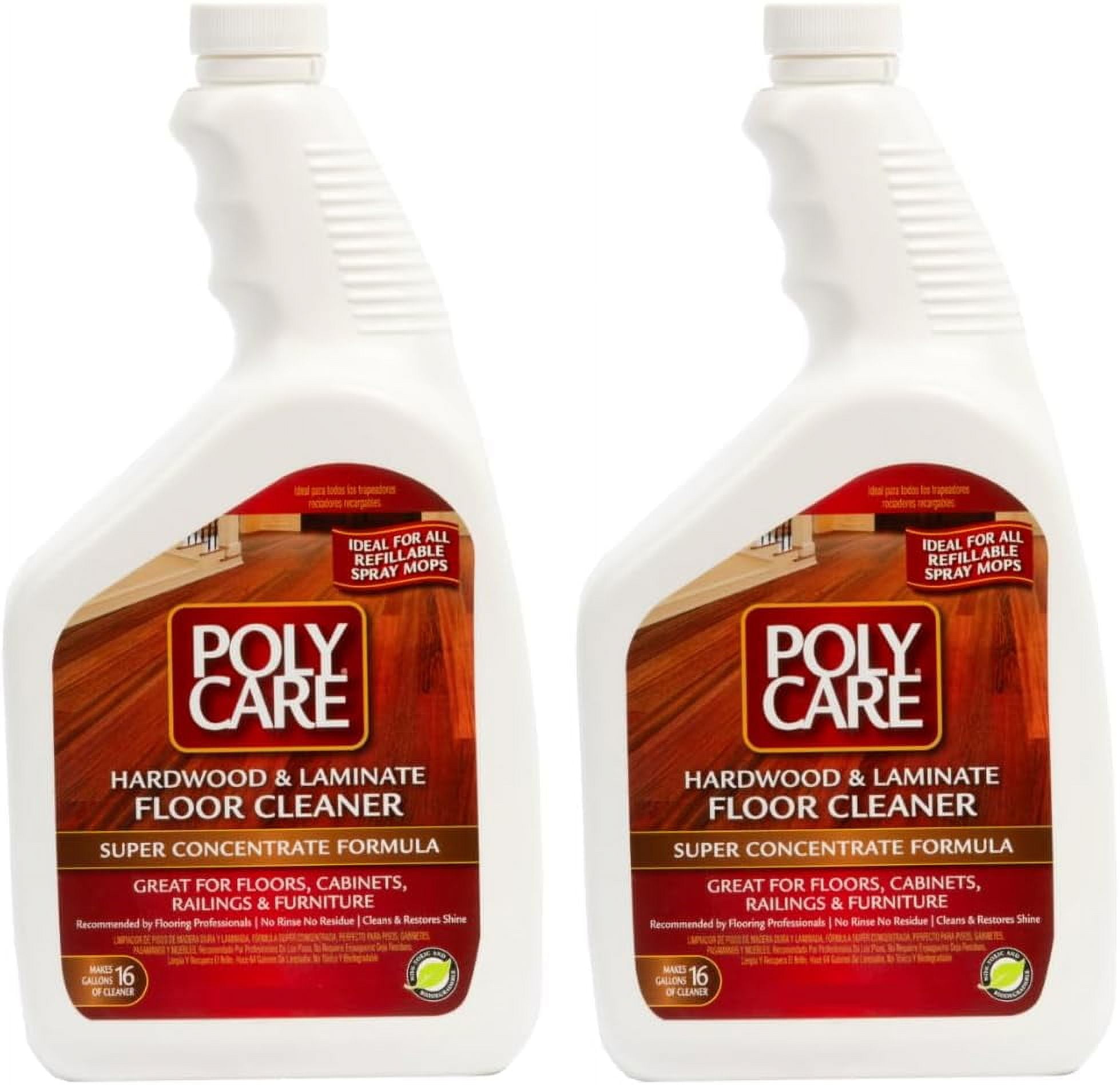 Hardwood Floor Cleaner Super Concentrate - 40 Fl Oz (2 Pack) - Fresh ...