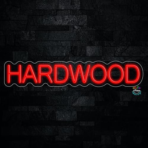 Hardwood LED Neon Sign 27"L x 5"H #32366 - Walmart.com