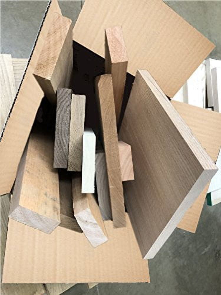 Hardwood Lumber Assortment - Mixed Species - Large Box of Hobby Wood ...