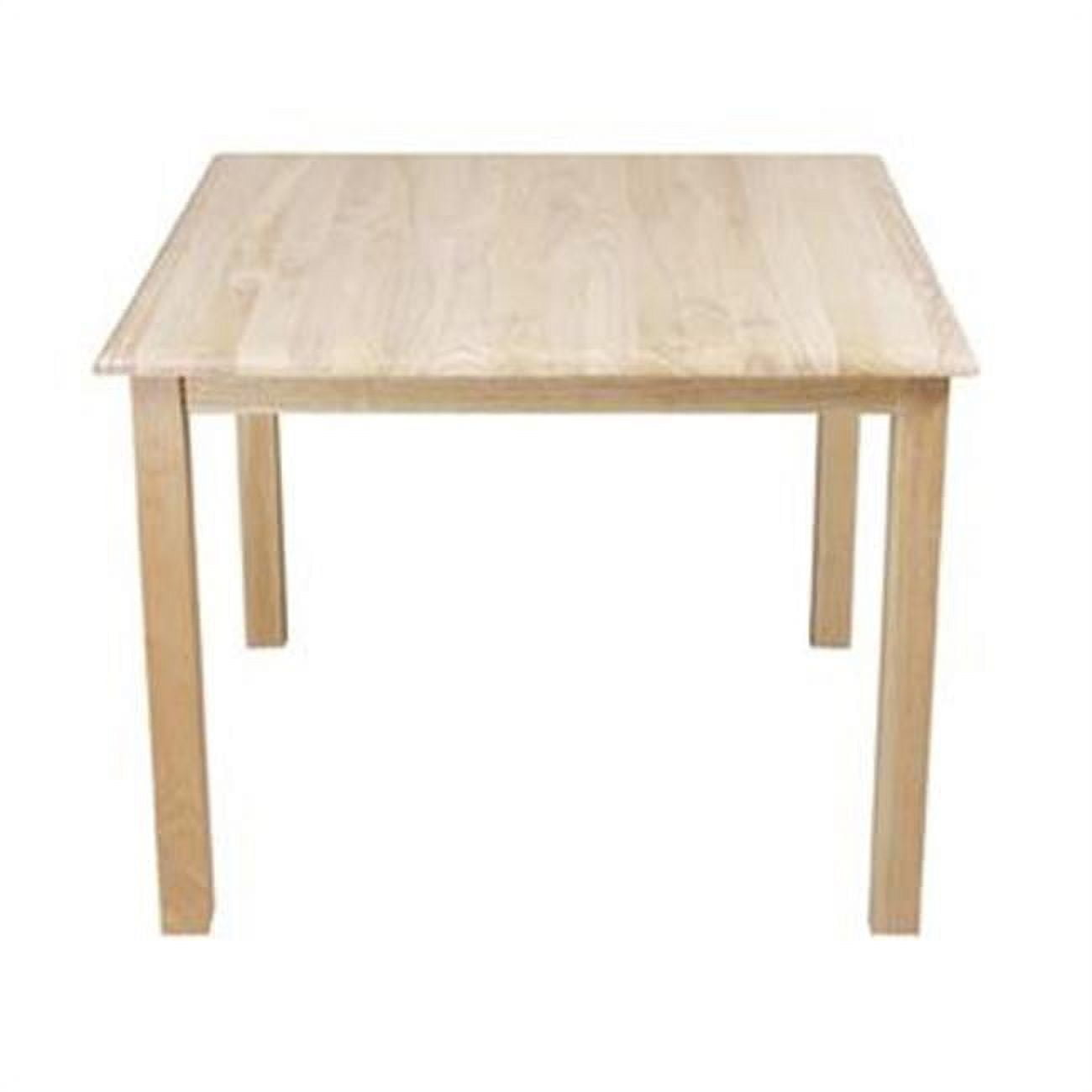 Hardwood Table - Square - 36 X 36 X 18 Inches - Walmart.com