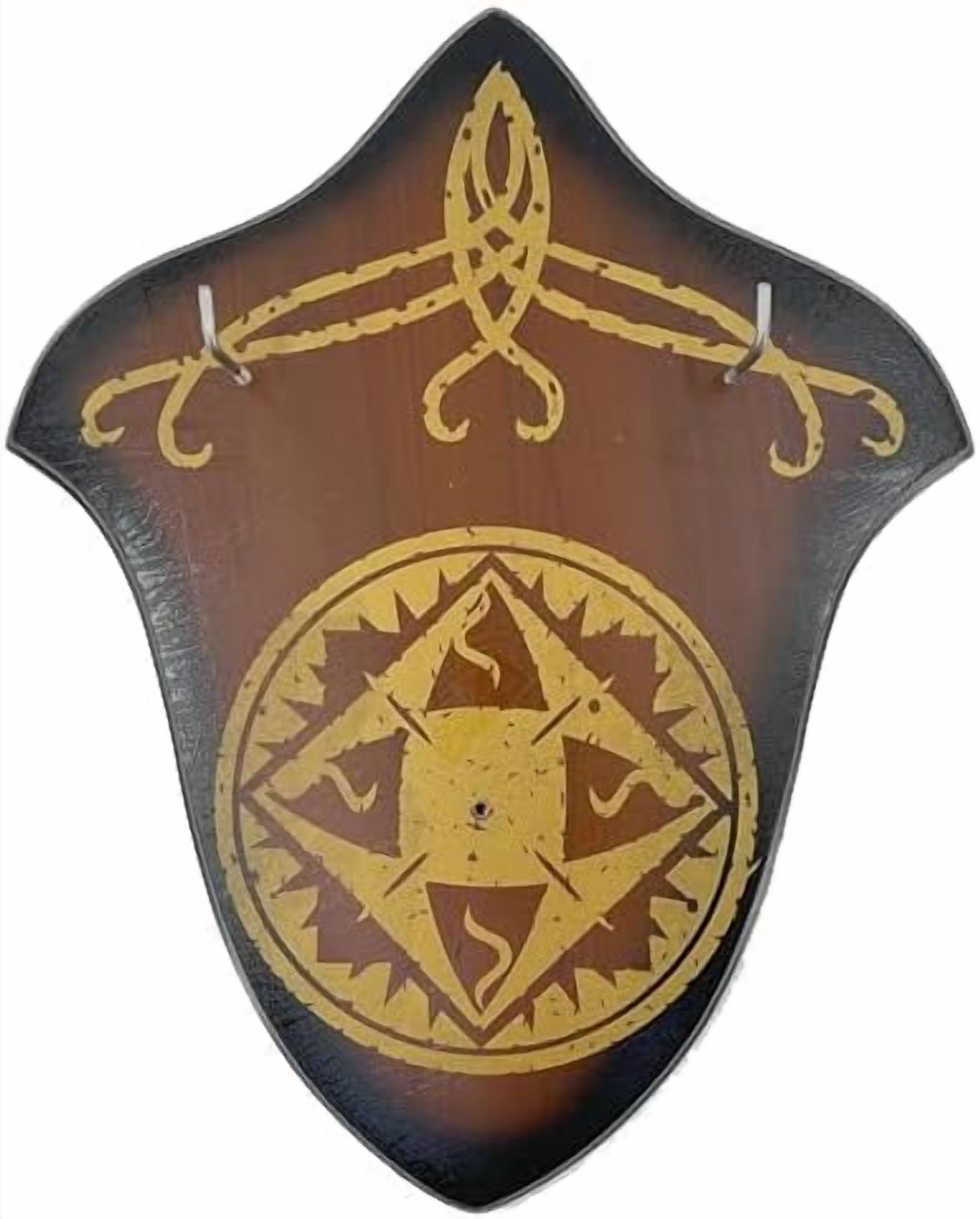Hardwood Universal Sword Plaque – Wall Mount Display for Decorative and ...
