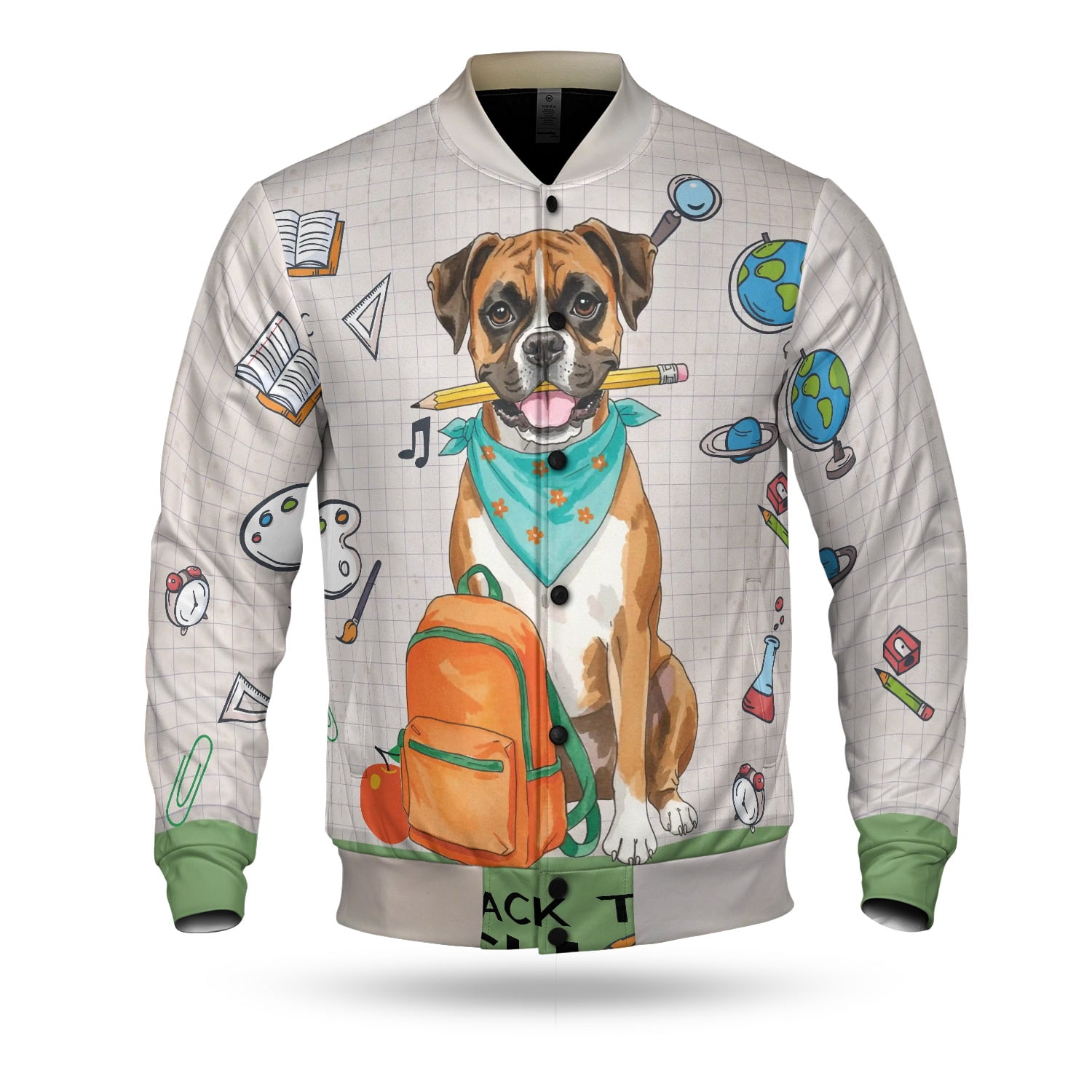 Hardworking Boxer Ready Back to School New Year Classes All Over Print ...