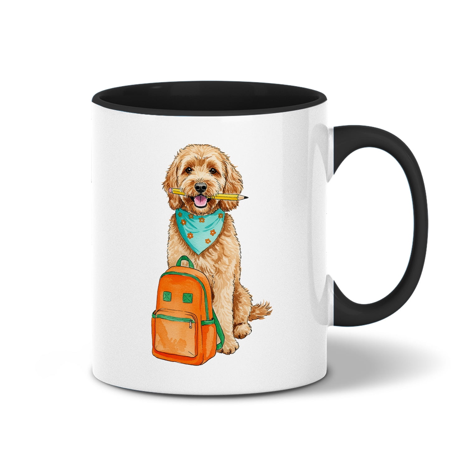 Hardworking Goldendoodle Ready Back to School New Year Classes 11oz ...