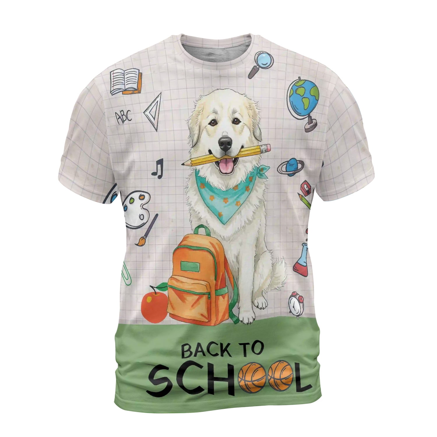 Hardworking Great Pyrenees Ready Back to School New Year Classes All ...