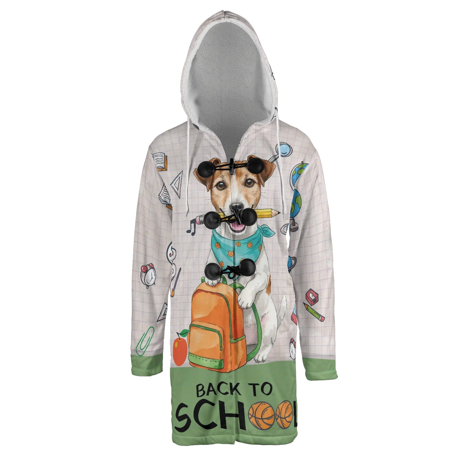 Hardworking Jack Russell Terrier Ready Back to School New Year Classes ...