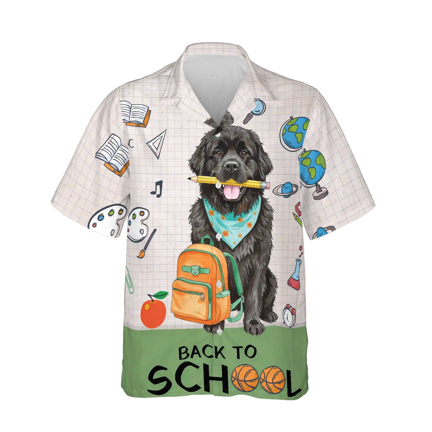 Hardworking Newfoundland Ready Back to School New Year Classes Hawaiian ...