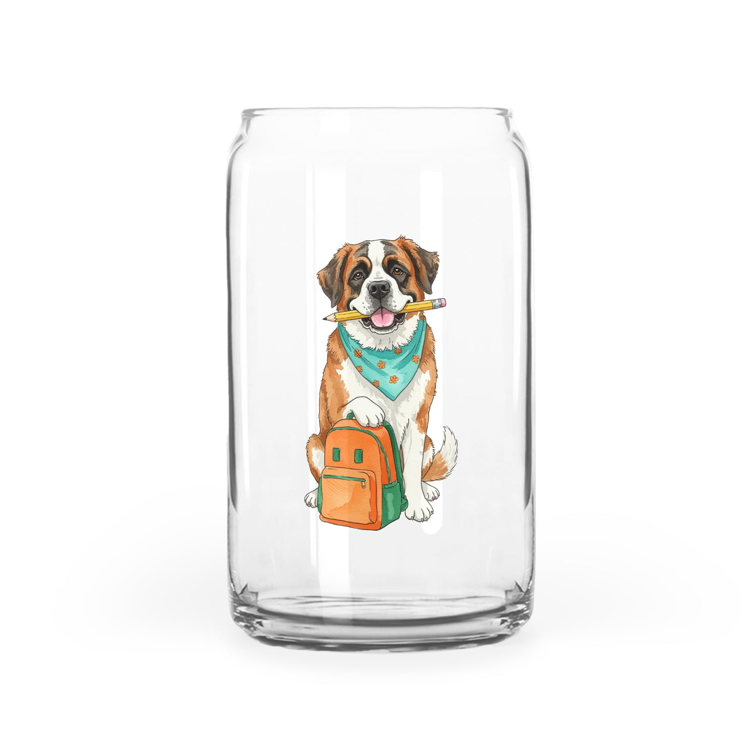 Hardworking Saint Bernard Ready Back to School New Year Classes 16oz ...
