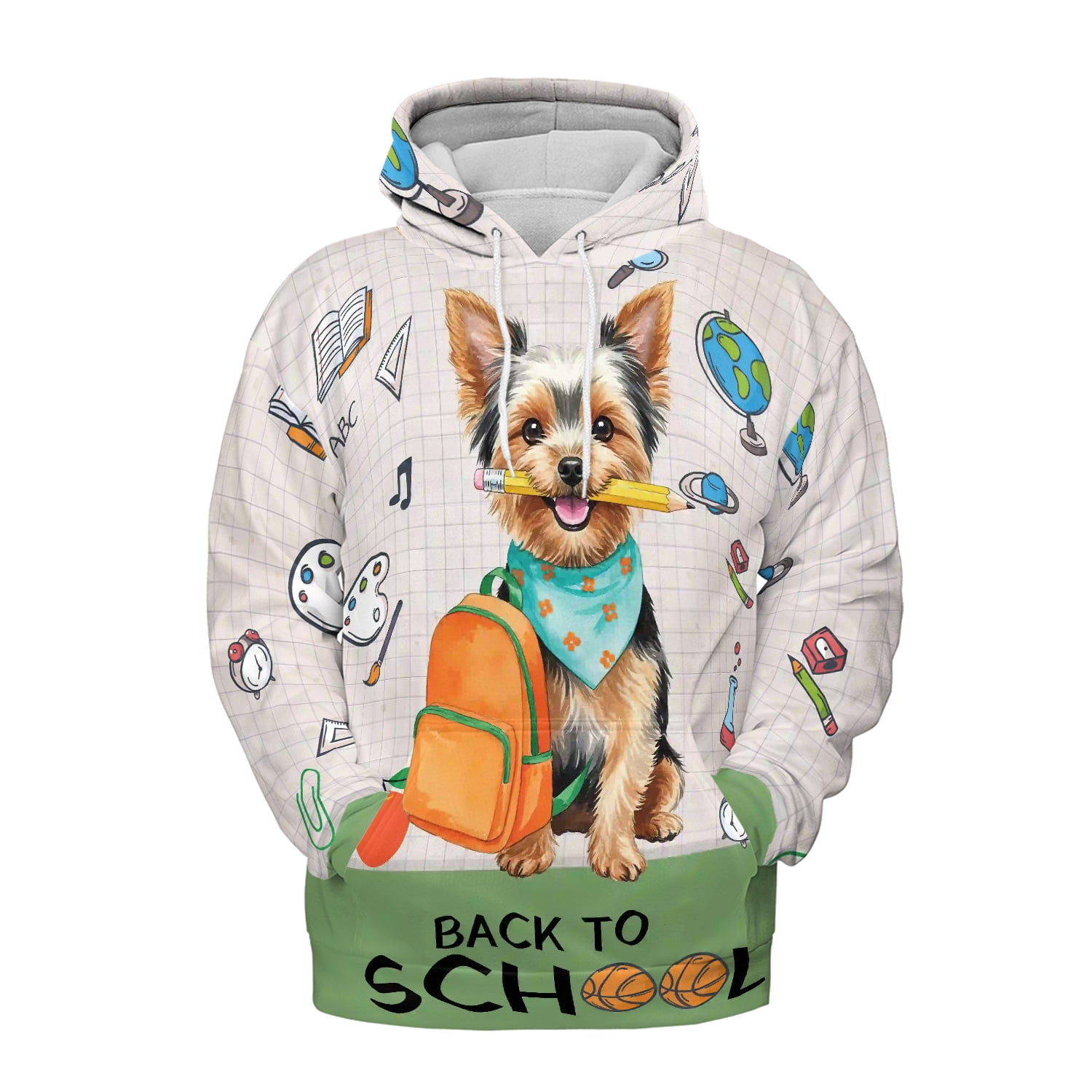 Hardworking Yorkshire Terrier Ready Back to School New Year Classes All ...