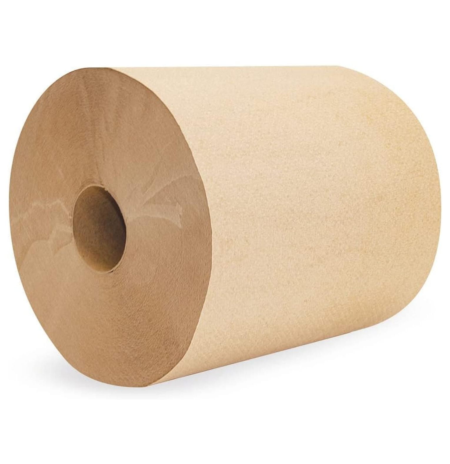 Hardwound Roll Towels, 8-Inch x Brown, 6/Carton - Hand Washing ...