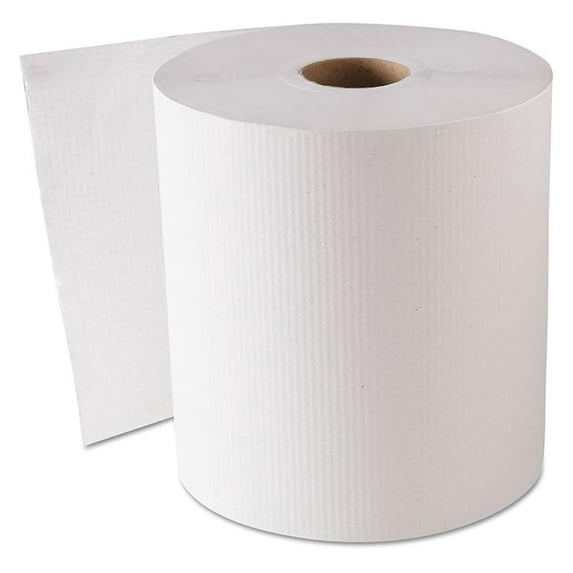 Hardwound Roll Towels 8 x 800 ft White - Heavy Duty Paper Towels for ...