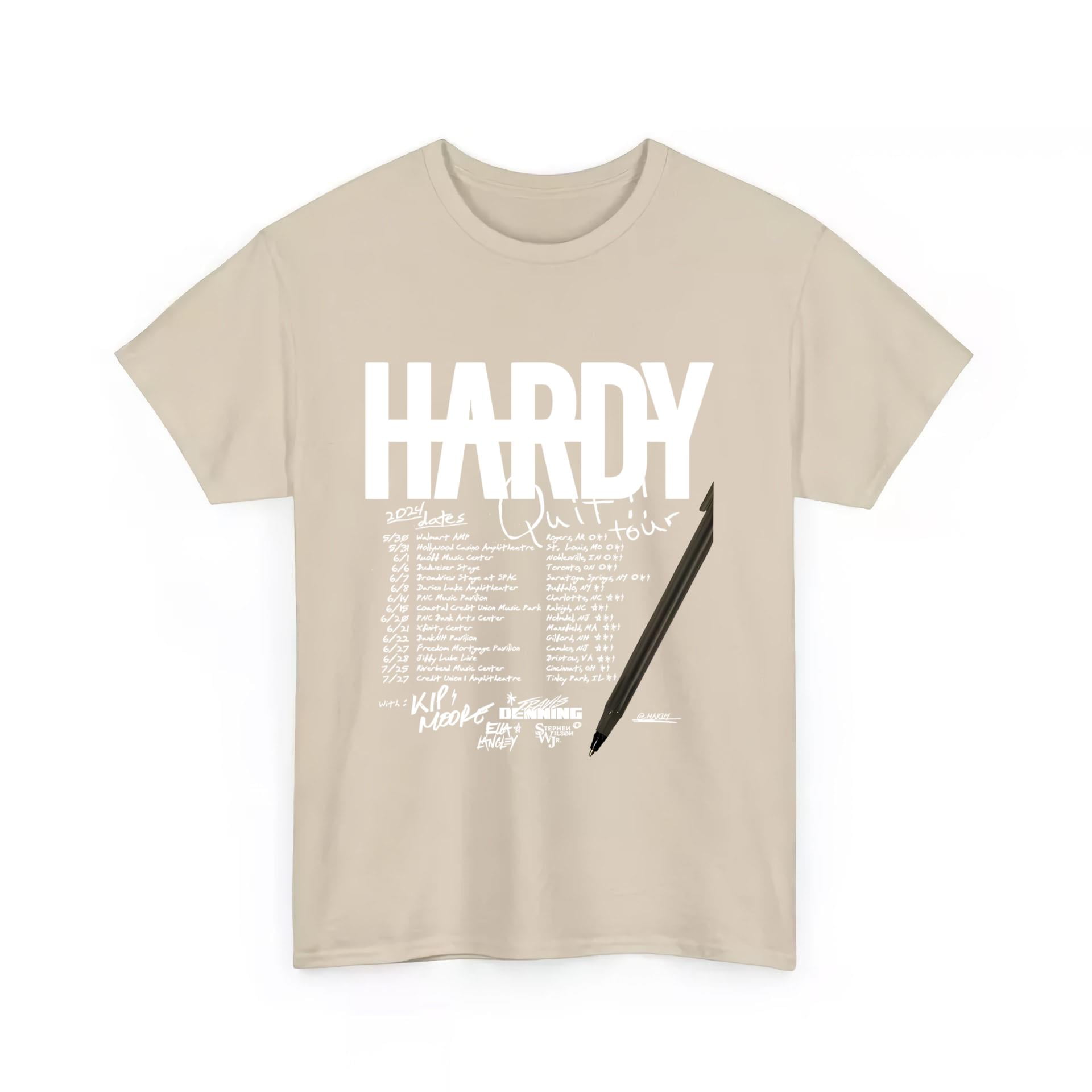 Hardy 2024 Concert Shirt, Hardy Quit Tour 2024 Unisex T-Shirt, Hardy ...