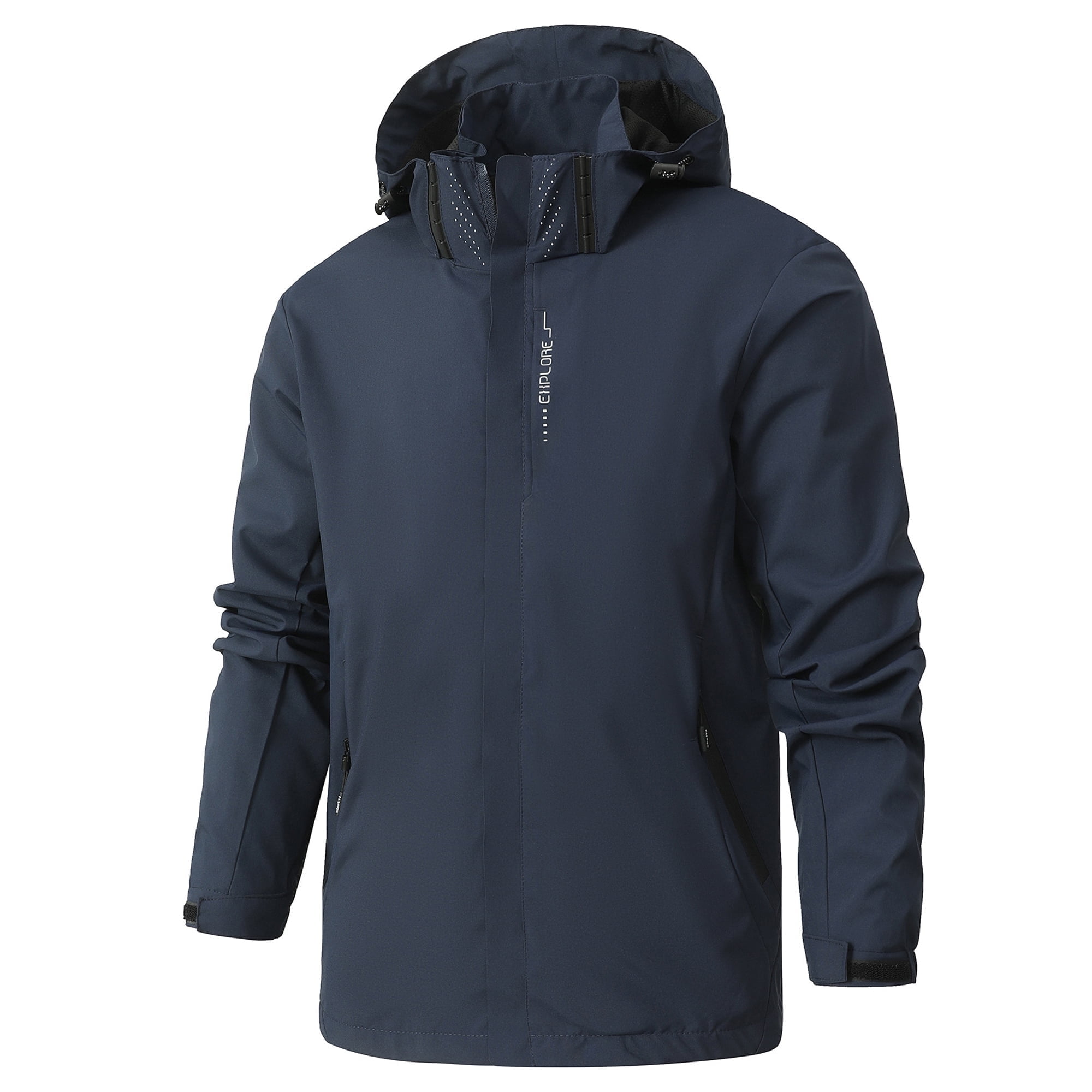 NKZNKZ Men's Jacket Waterproof Coat Men's Lightweight Softshell Jacket ...