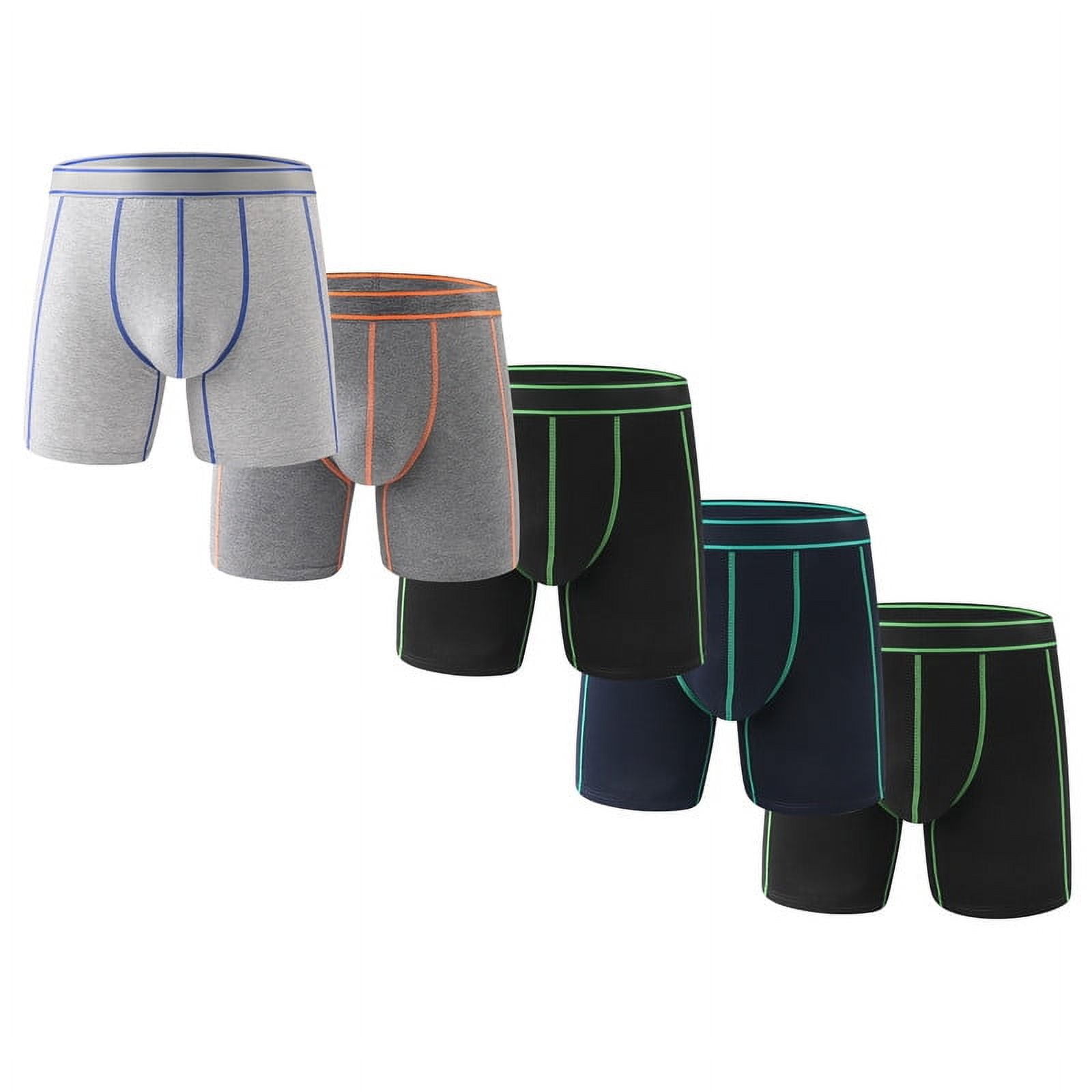 HardyComforts Men's Underwear Boxer Briefs Premium Cotton Brief Boxers ...