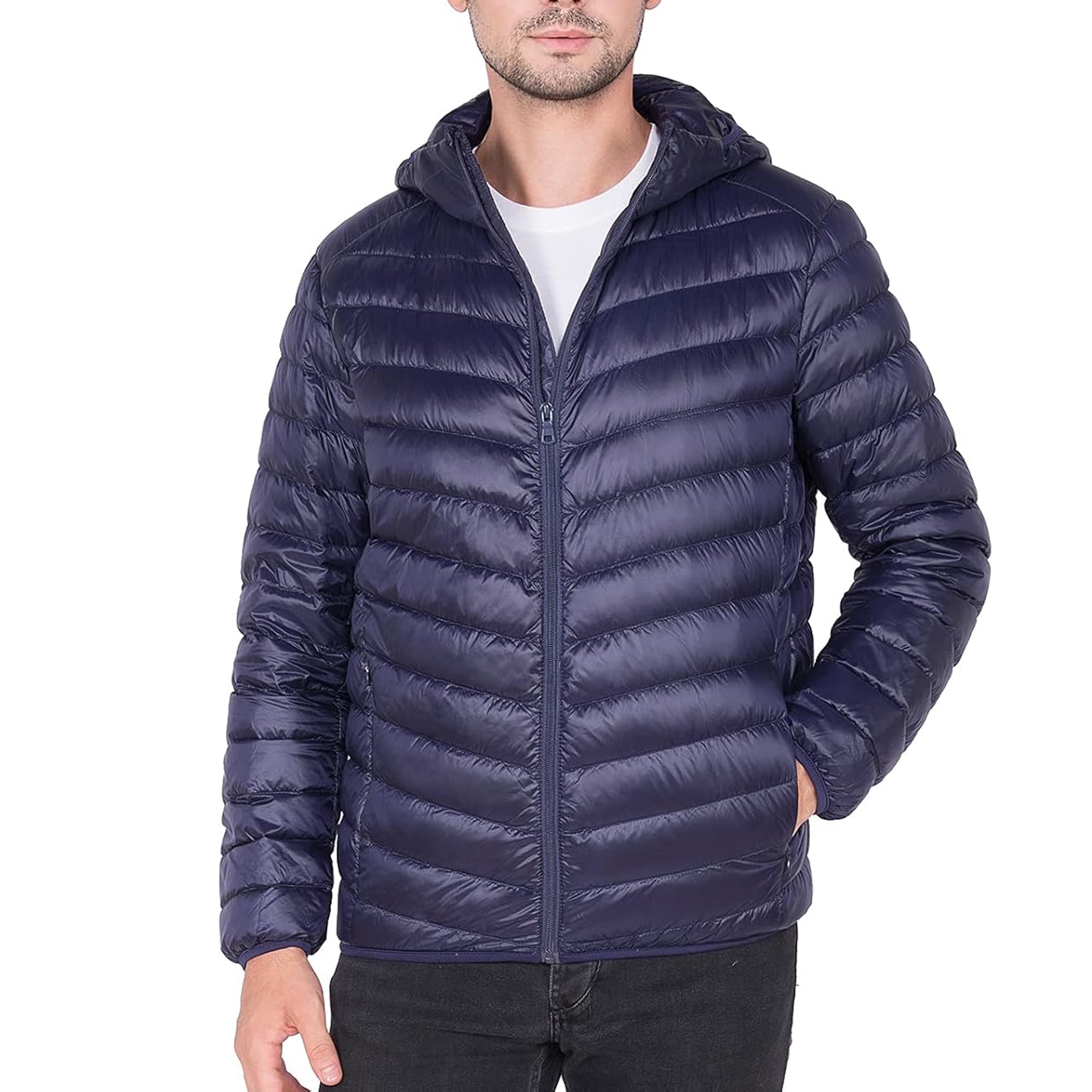 Customer reviews for NKZNKZ Puffer jackets for men with hood ...