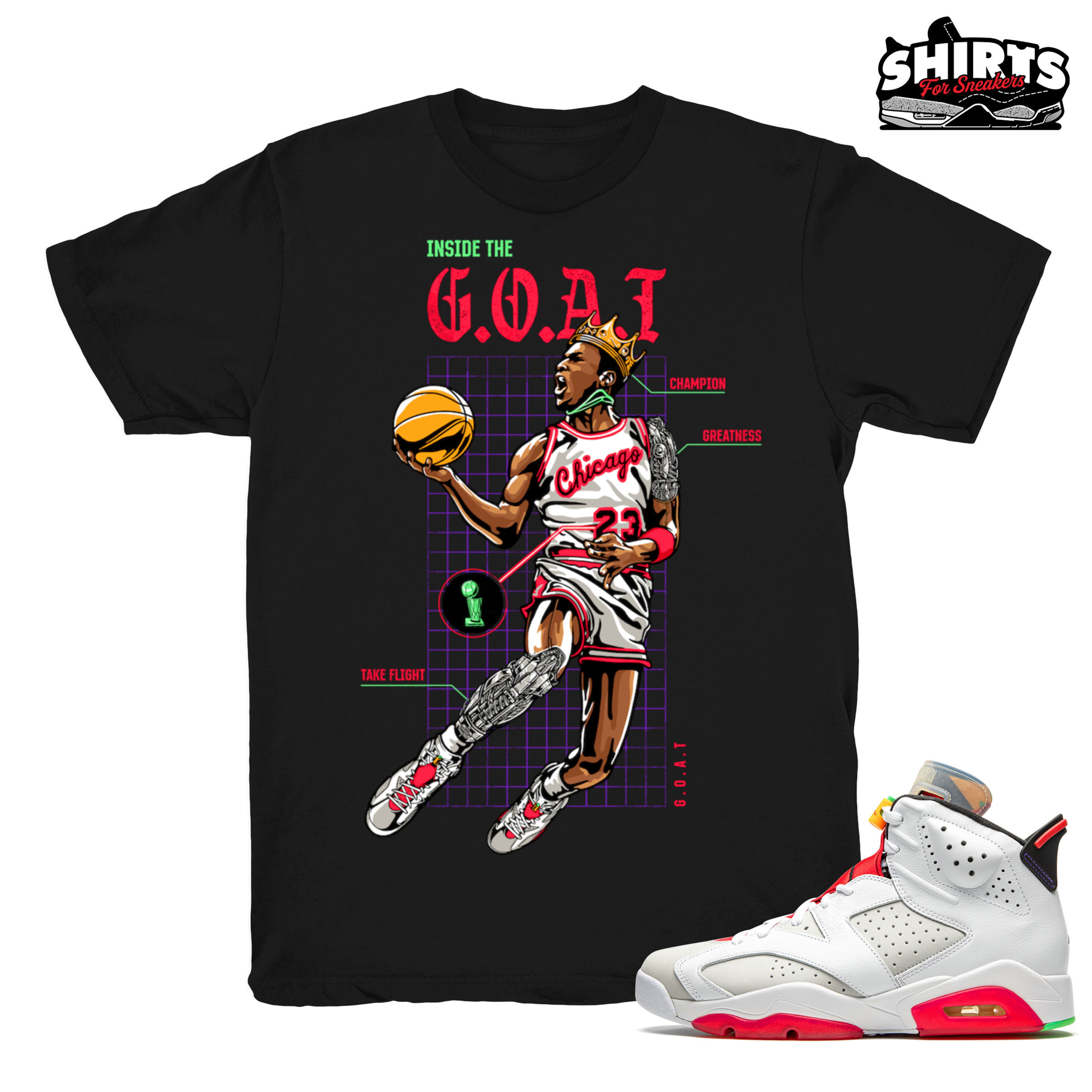 Hare 6 shirt | Goat Blueprint - Retro 6 Hare 2020 / Black tee shirts ...