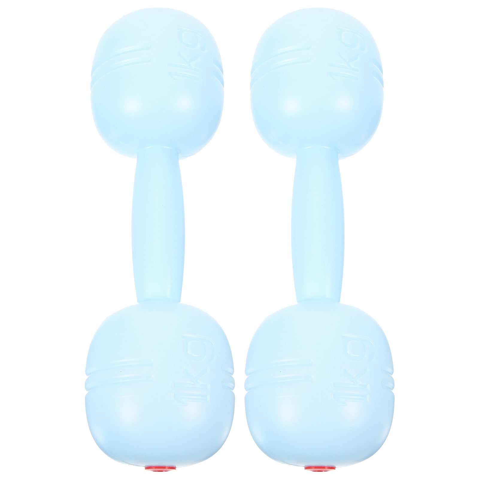 Hareemi 1 Pair Portable Dumbbell Kids Hand Bar Plastic Dumbbell Kids ...