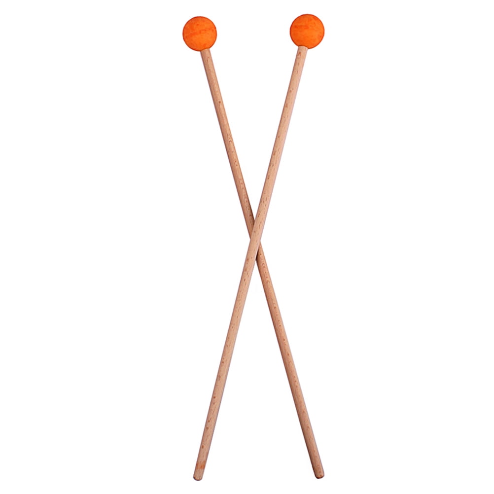 Homoyoyo Bell Mallet Orange Wooden Handle Suitable for All Instruments ...