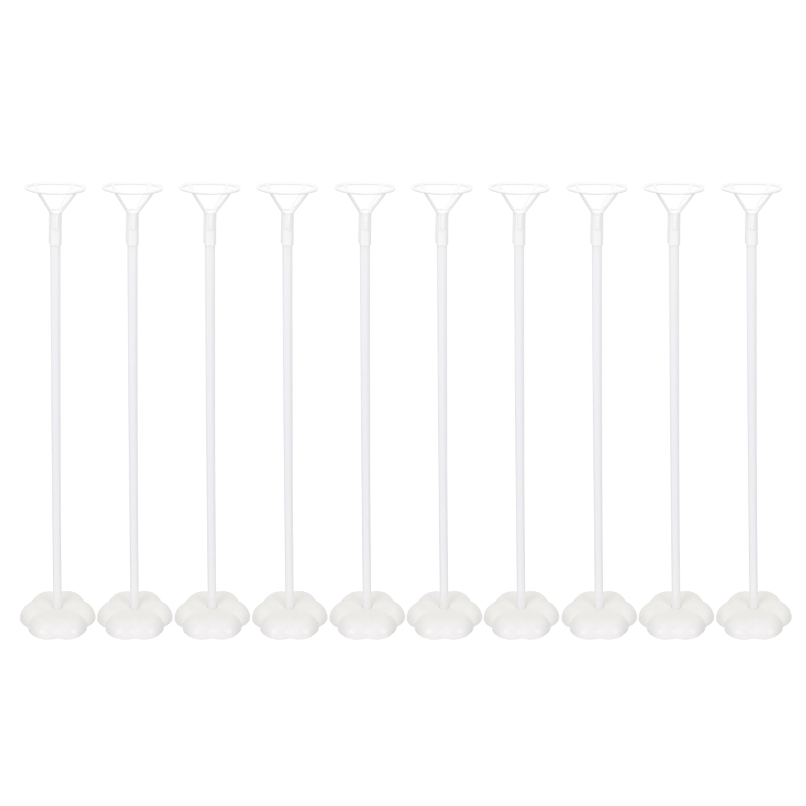 Hareemi 10 Sets Balloon Stands Balloon Sticks with Bases Party Balloon ...