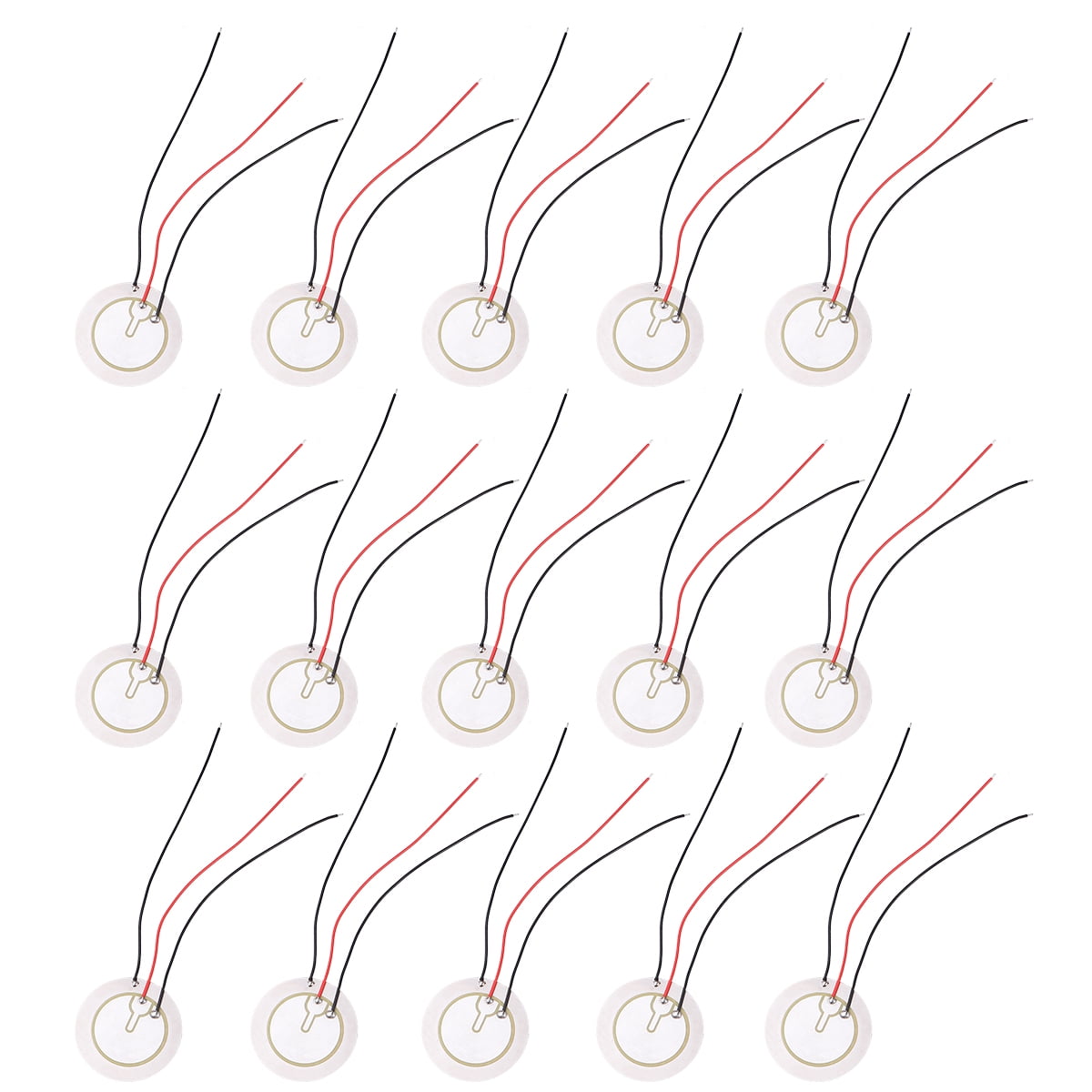 Hareemi 20PCS Three-pole Self-excited Buzzer 35mmGL Piezo Disc ...