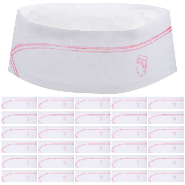 Hareemi 40Pcs Chef Hats Disposable Chef Uniform Caps Bakery BBQ Grill ... Hareemi 40Pcs Chef Hats Disposable Chef Uniform Caps Bakery BBQ Grill ...
