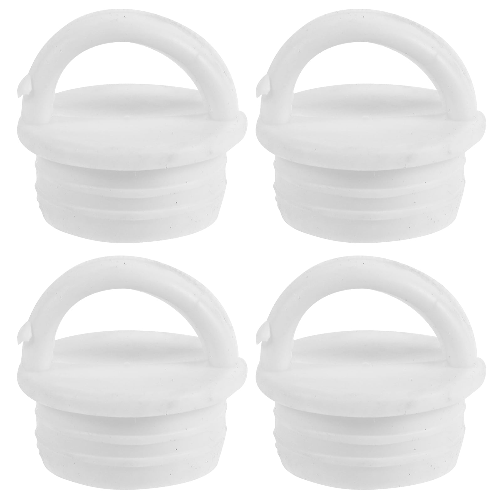 Homoyoyo Mop Rubber Stopper Mop Bucket Outlet Plugs White Rubber 4Pcs ...