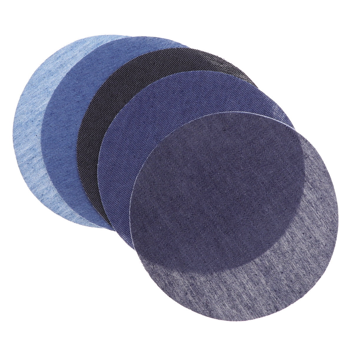 Hareemi 5pcs Elbow Denim Sticker Knee Patches Cloth Decal DIY Round ...