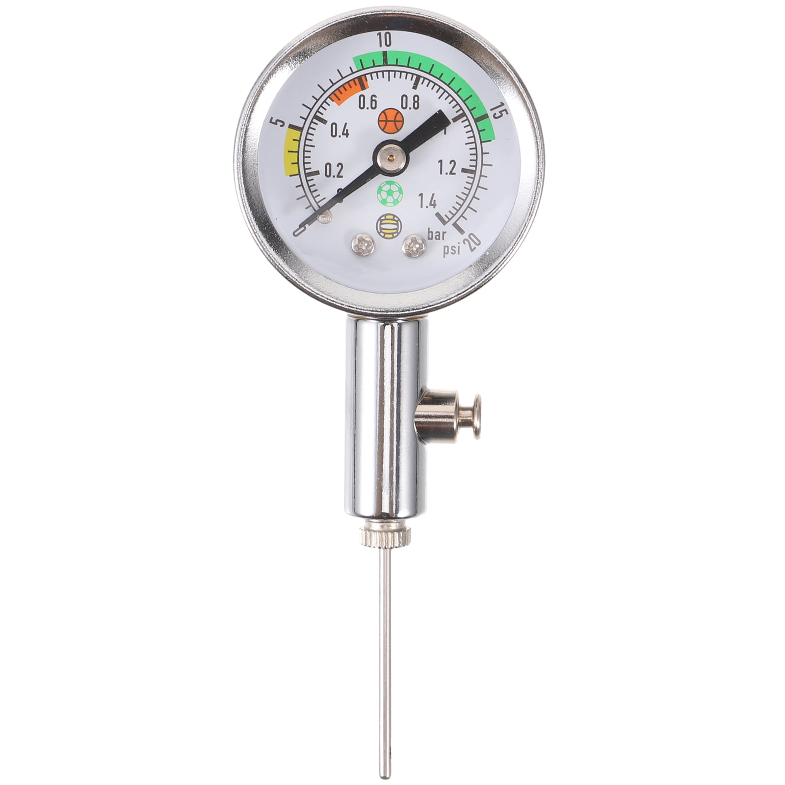 WEAVILUX Portable Metal Pressure Measurer Tool for Basketball Soccer ...