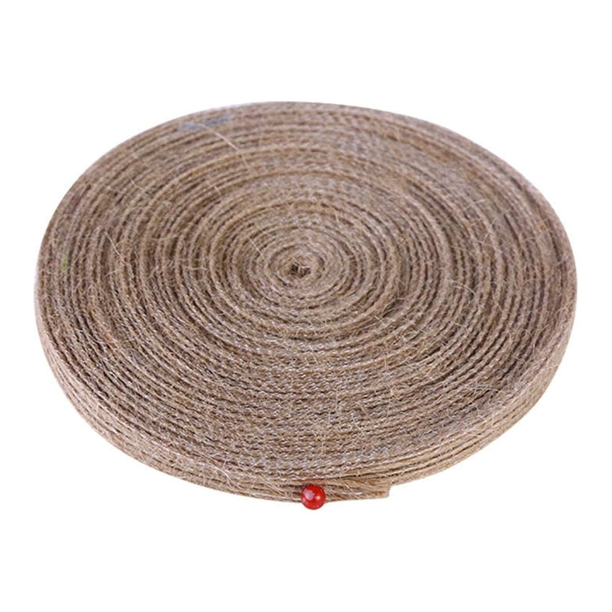 Hareemi DIY Natural Hemp Rope Jute Webbing Twine Woven Rope Wedding Bag ...