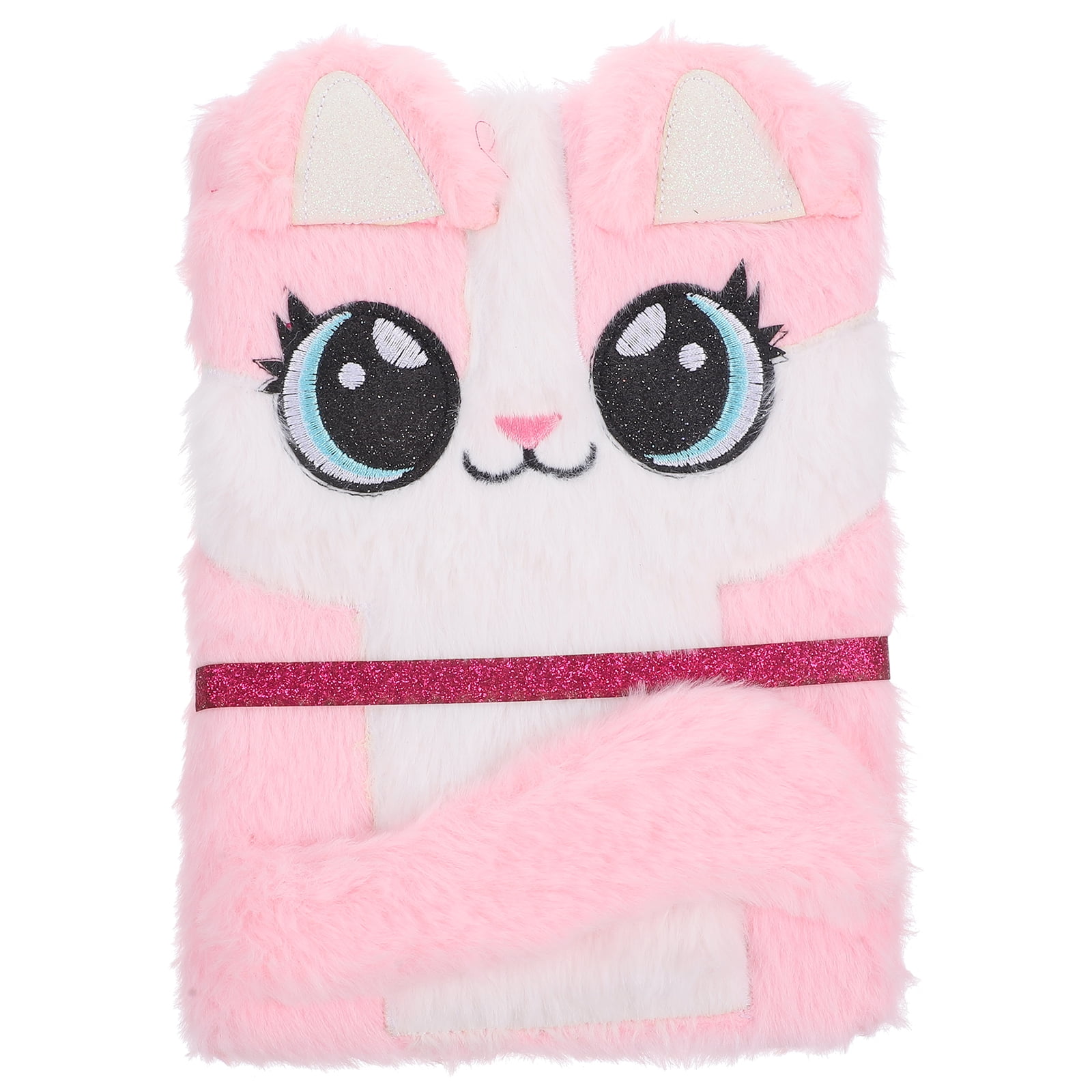 Hareemi Fluffy Notepad Plush Notebook Cartoon Notebook Plush Diary ...