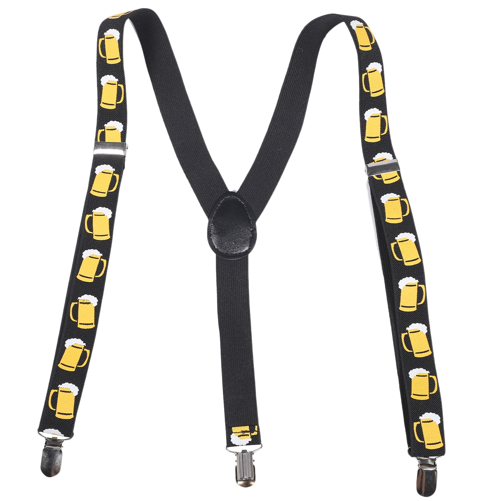 Hareemi Men's Clip-on Suspenders Adjustable Elastic Y-shaped Braces ...