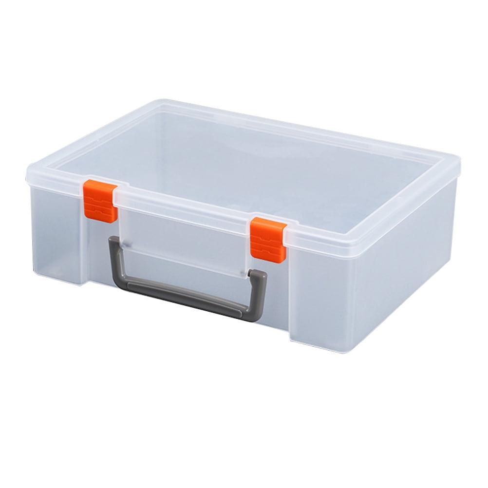 Homoyoyo Clear Storage Bins Rectangular Transparent 1Pack - Walmart.com