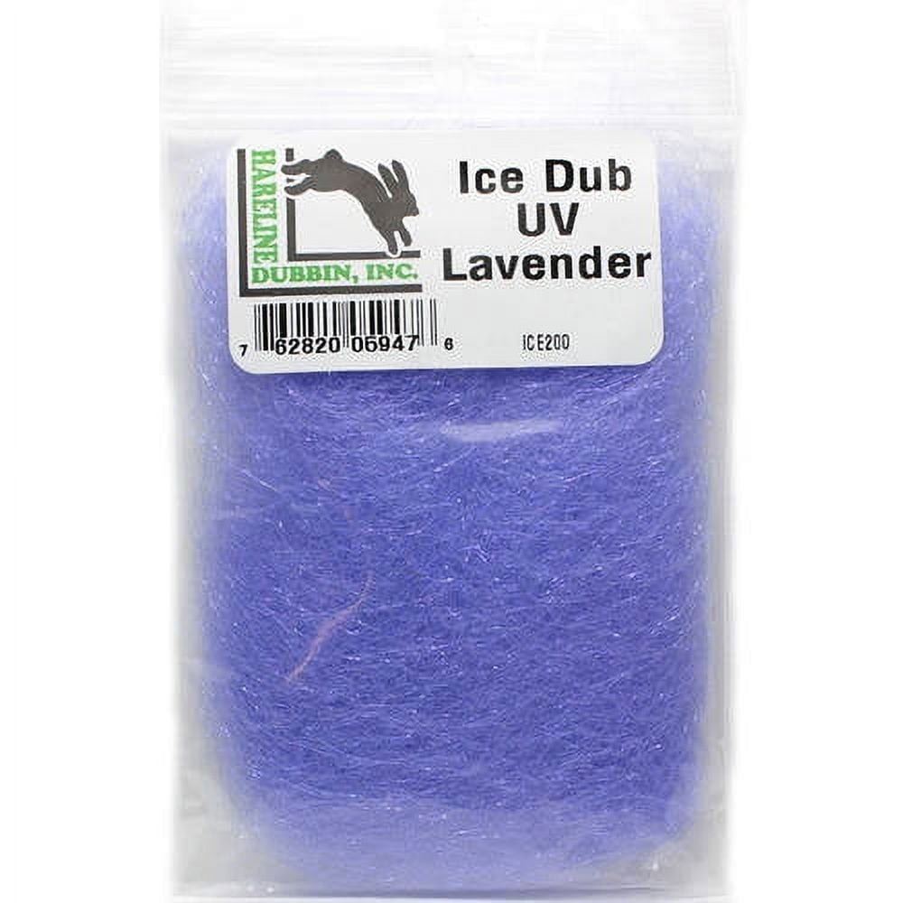Hareline Ice Dub UV Lavender - Fly Tying - Walmart.com