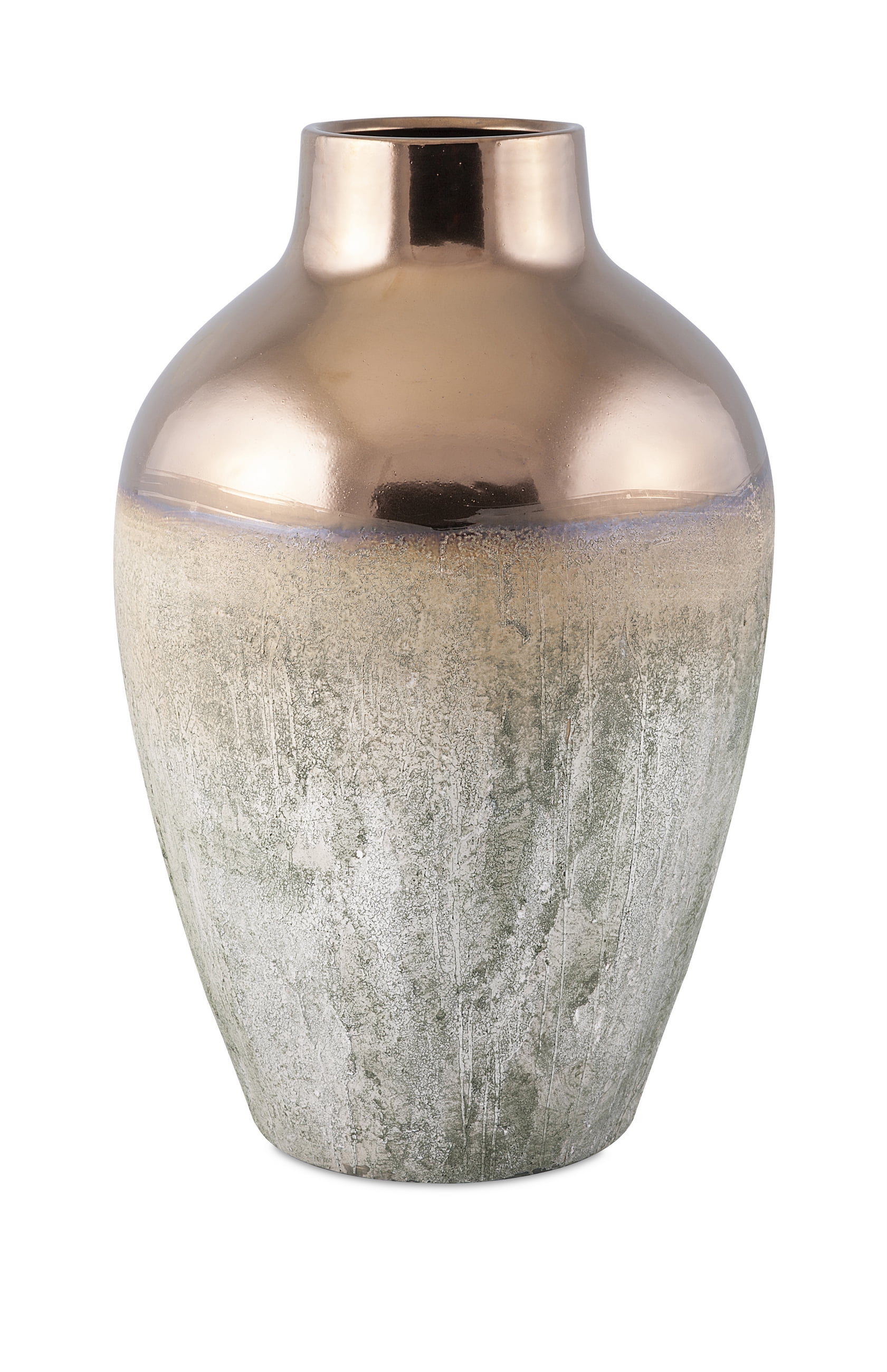 Hargrove Large Metallic Top Vase - Walmart.com