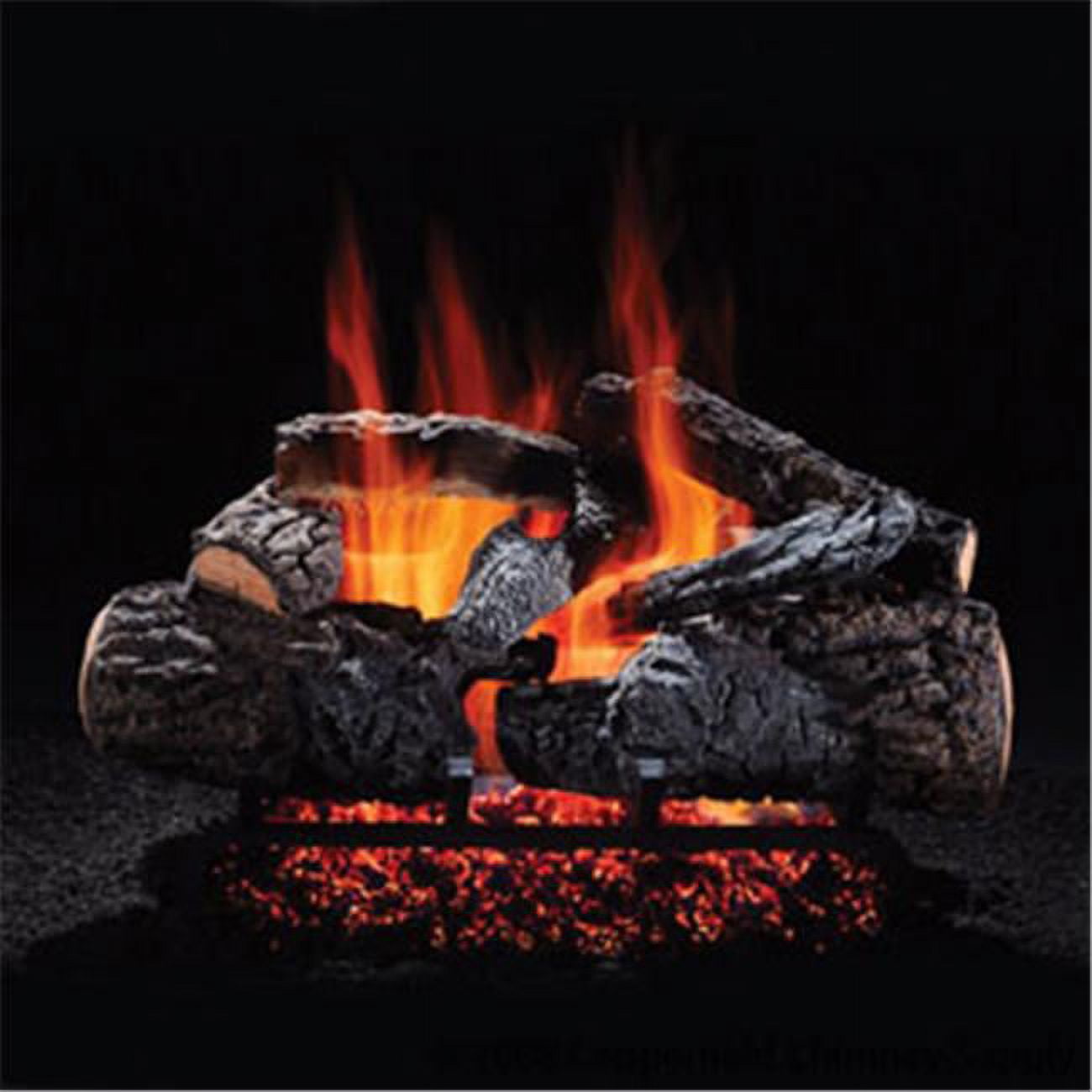 Hargrove Manufacturing 24 Inch Cross Timbers Vented Gas Logs Logs Only ...