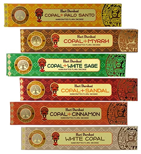 Hari Darshan Handcrafted Premium Incense Sticks Gift Set Includes 6 ...