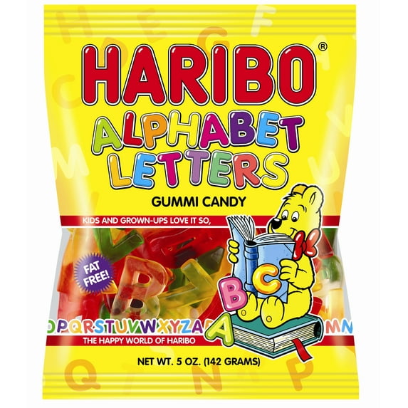 Haribo Alphabet Letters Candy, 5 oz. - Walmart.com