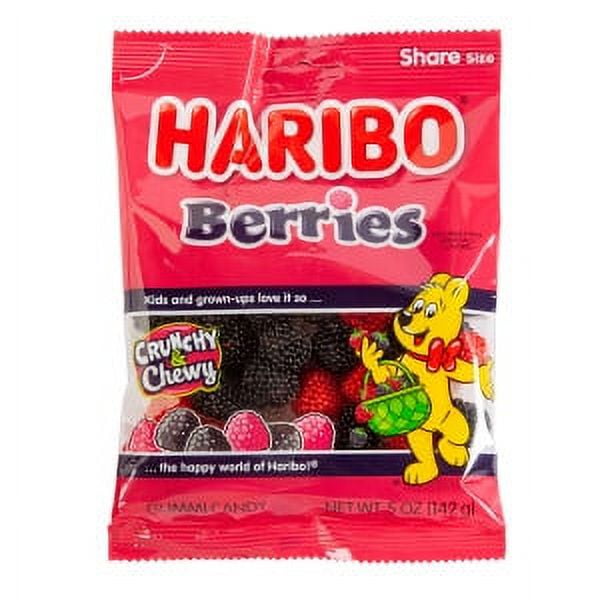 Haribo Berries Gummi Candy, 5 Oz.. - Walmart.com