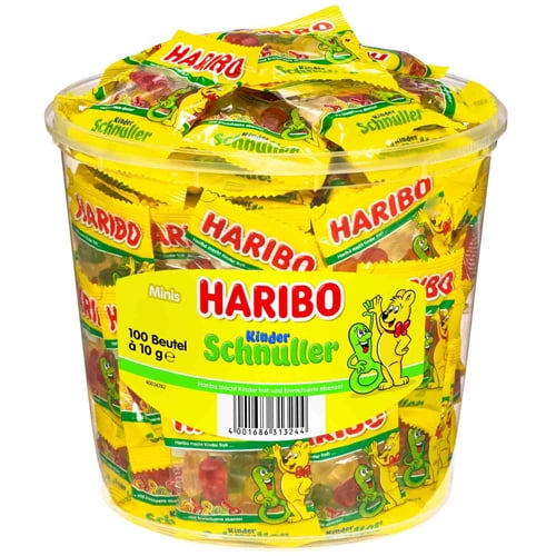 Haribo - Children pacifier - 100 Mini bags - Walmart.com