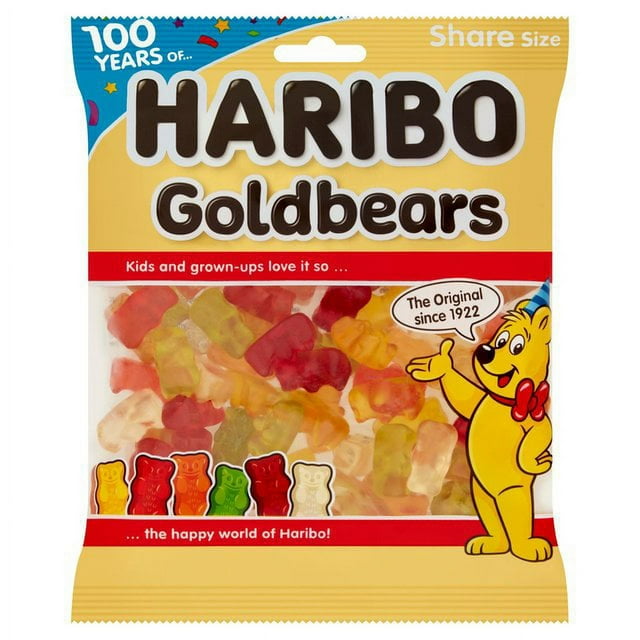 Haribo Gold Bears Gummy Candy 5 oz. - European Version Imported by ...