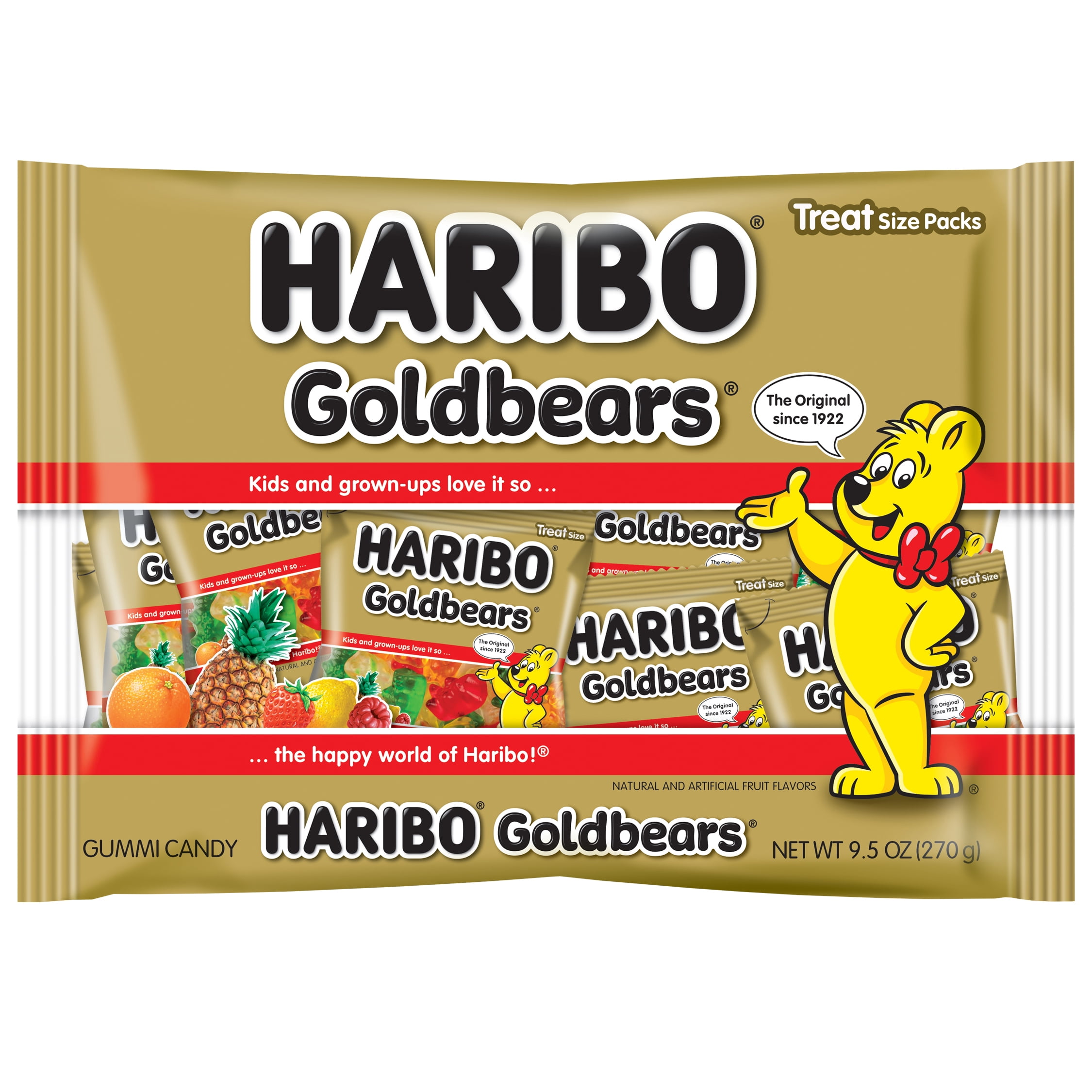 Haribo Goldbears Gummy Candy 1 9.5oz package - Walmart.com