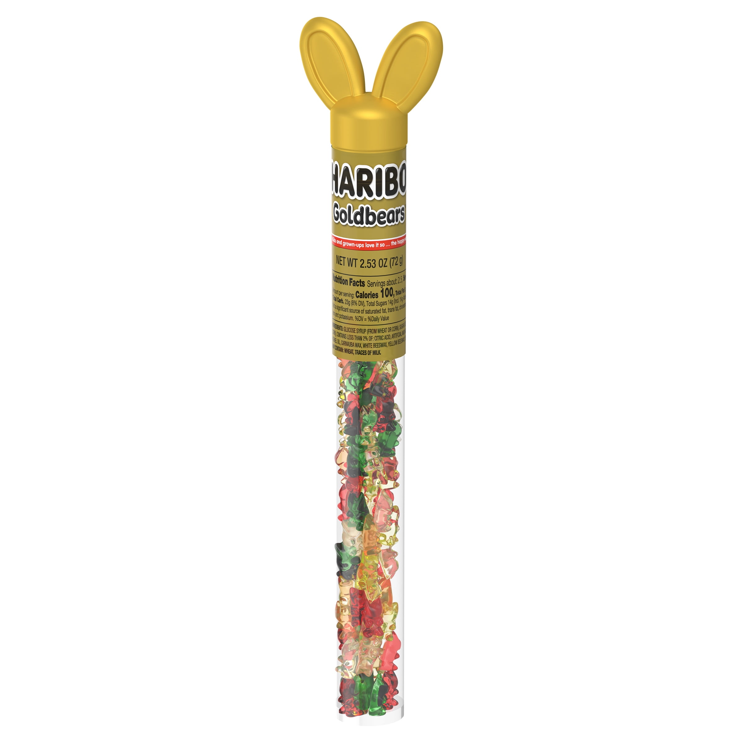 HARIBO - Goldbears Gummy Candy 2.53oz Filled Tube - Walmart Business ...