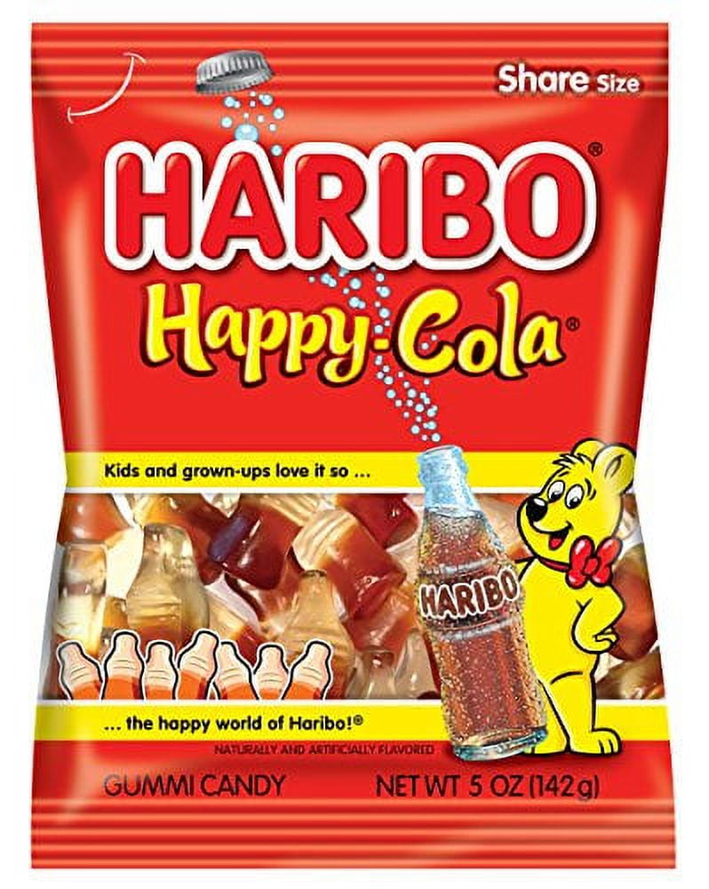 Haribo Gummi Candy, Happy Cola, 5 Ounce [8-Bags] - Walmart.com