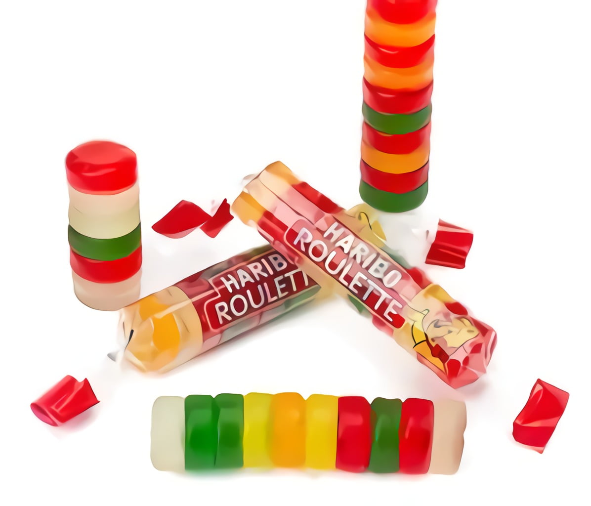 Haribo Gummi Candy, Roulette .87 oz. Roll, (Pack of 36) - Walmart.com