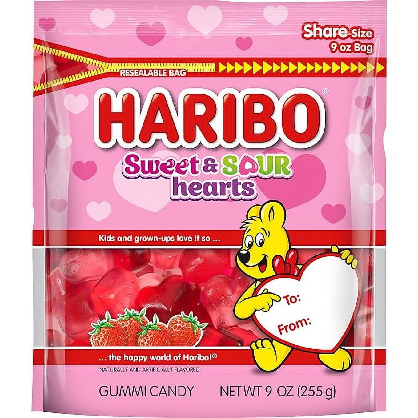 Haribo Gummi Candy | Valentine's Day Limited Edition | Sweet & Sour ...