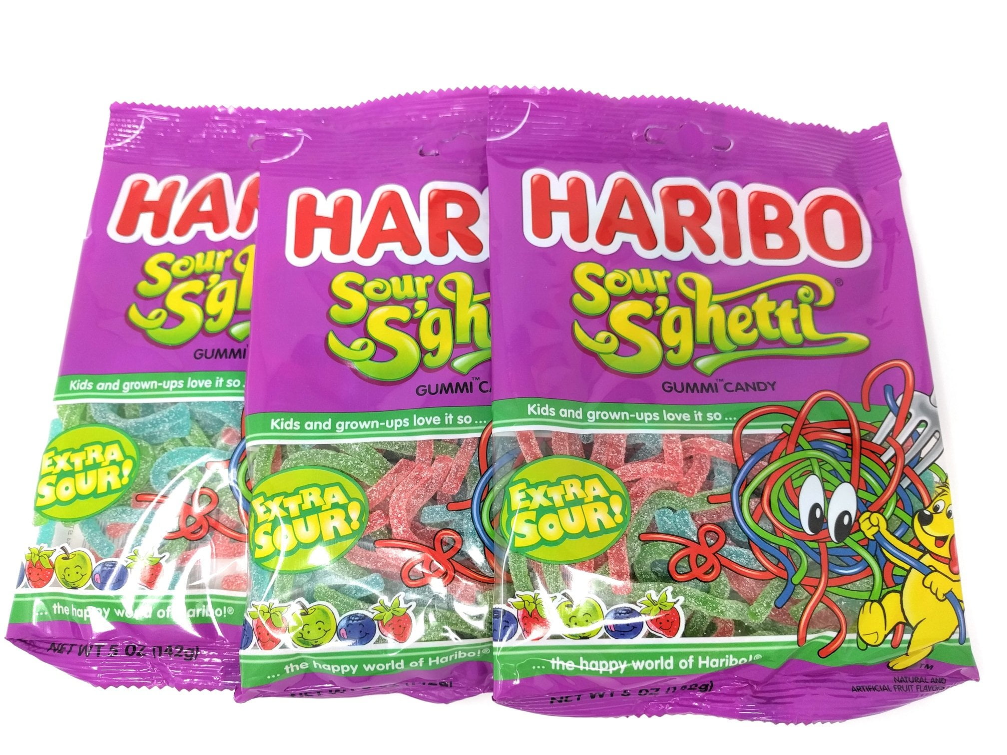 Haribo Gummies-Sour Spaghetti 5 Ounce MDA05 (Pack of 3) - Walmart.com