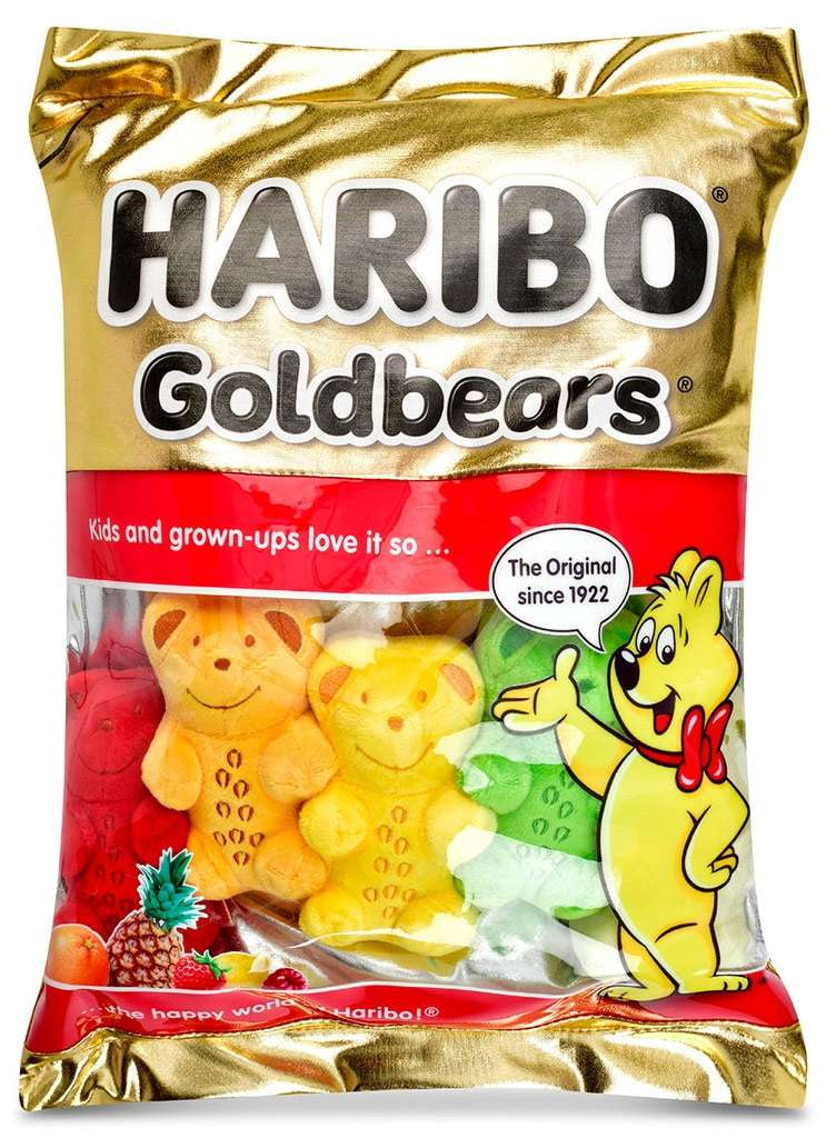 Haribo Gummy Bears Packaging Plush Set - Walmart.com