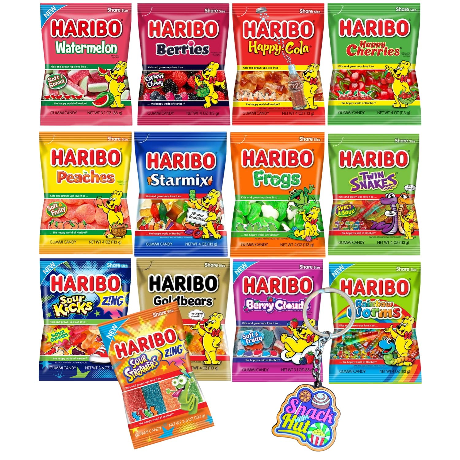 Haribo Gummy Variety Pack 13 Bags, Haribo Gummy Bears, Haribo Candy ...