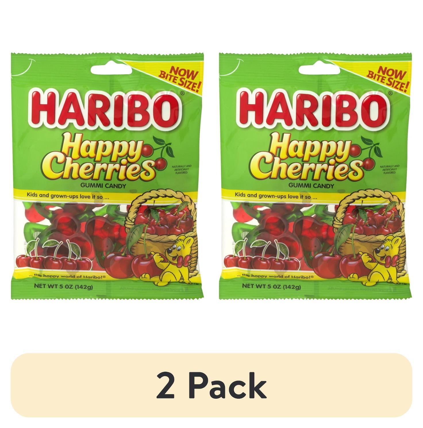 (2 pack) Haribo Happy Cherries Gummi Candies, 5 Oz. - Walmart.com