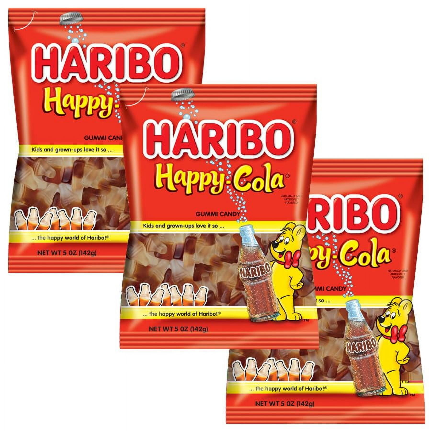 Haribo Happy Cola Gummi Candy, 5oz Gummy Bag (3 Pack) - Walmart.com